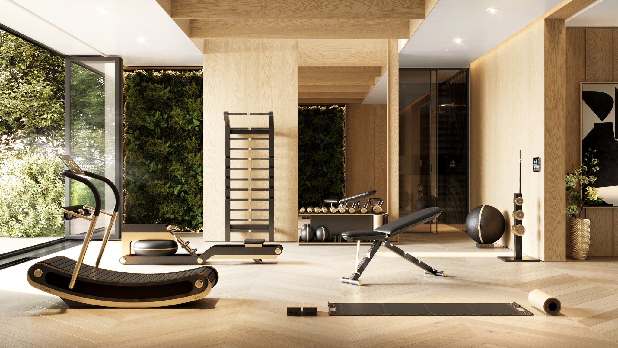 IRENA™ Premium Curve Manual Treadmill, Luxury Treadmill, Luxury Gym ...