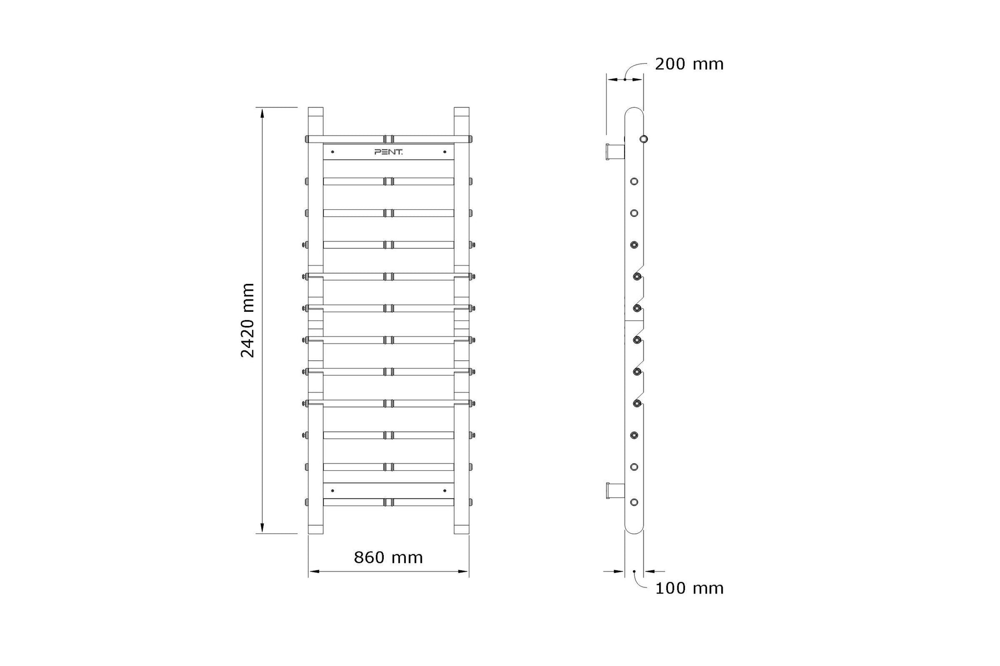SCALA™ ADVANCE - Fitness Wall Bar, Design & Premium Wood Gym Equipment ...